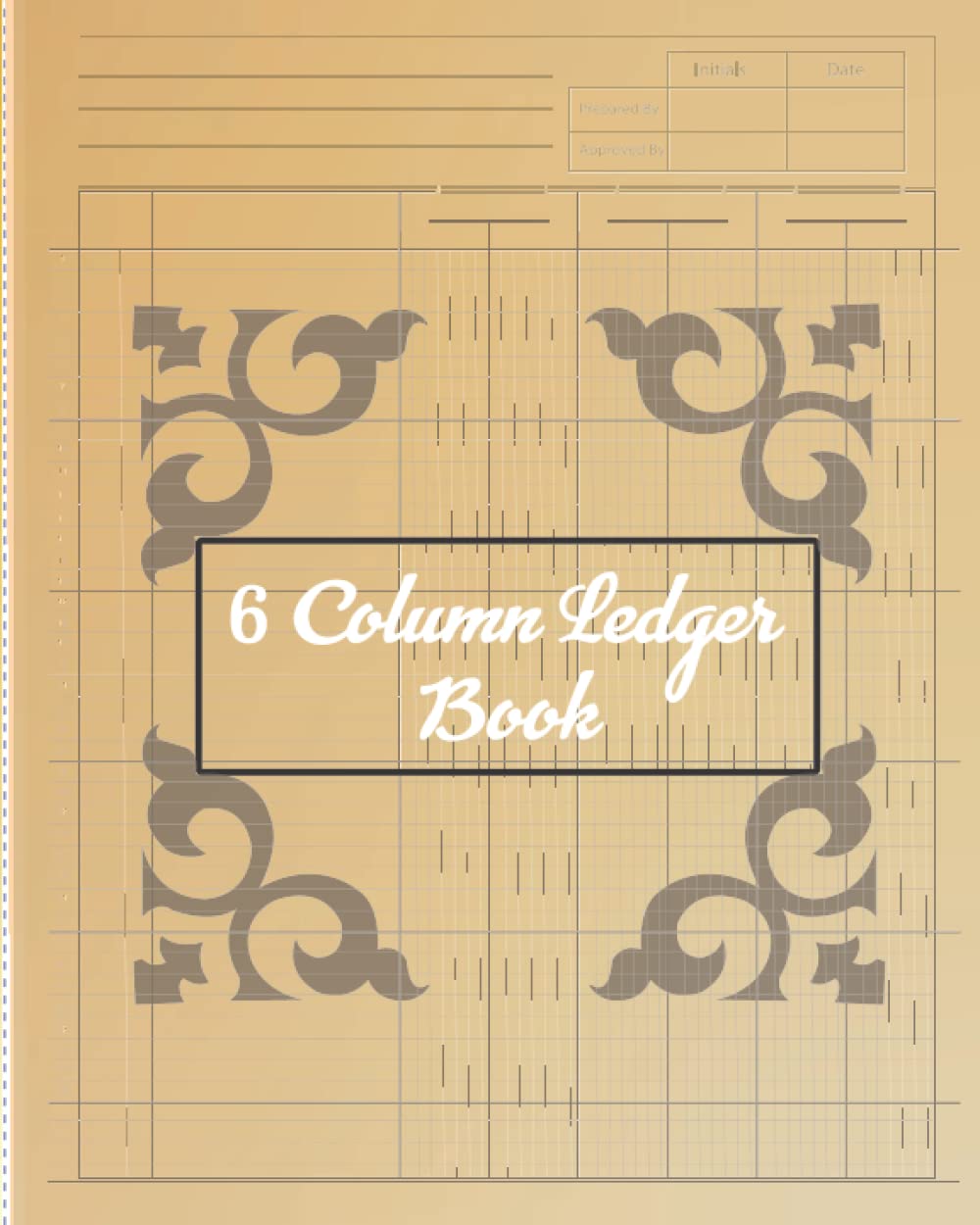 Amazon.com: 6 column ledger book with 3 holes: Accounting ledger book ...