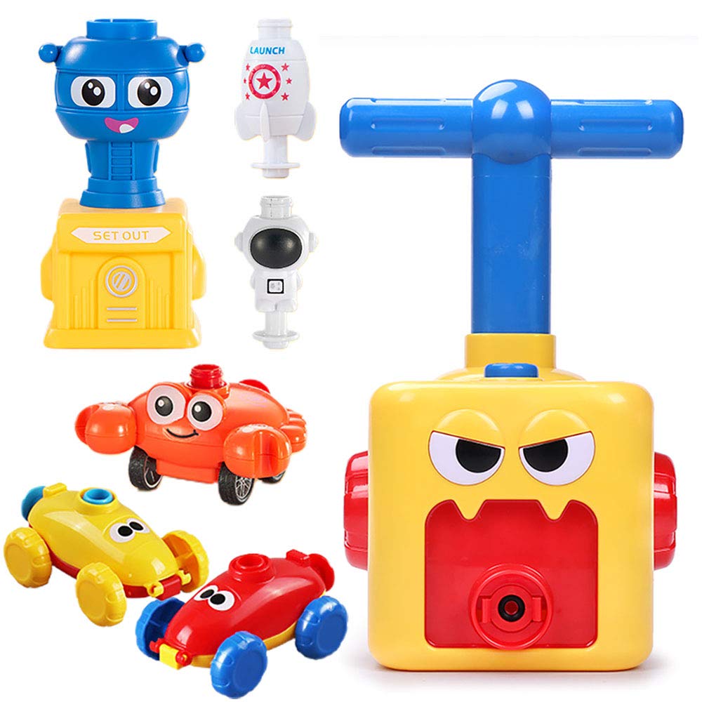 Buy Balloon Powered Car Balloon Launch Toy Inertial Power Vehicle Toy ...