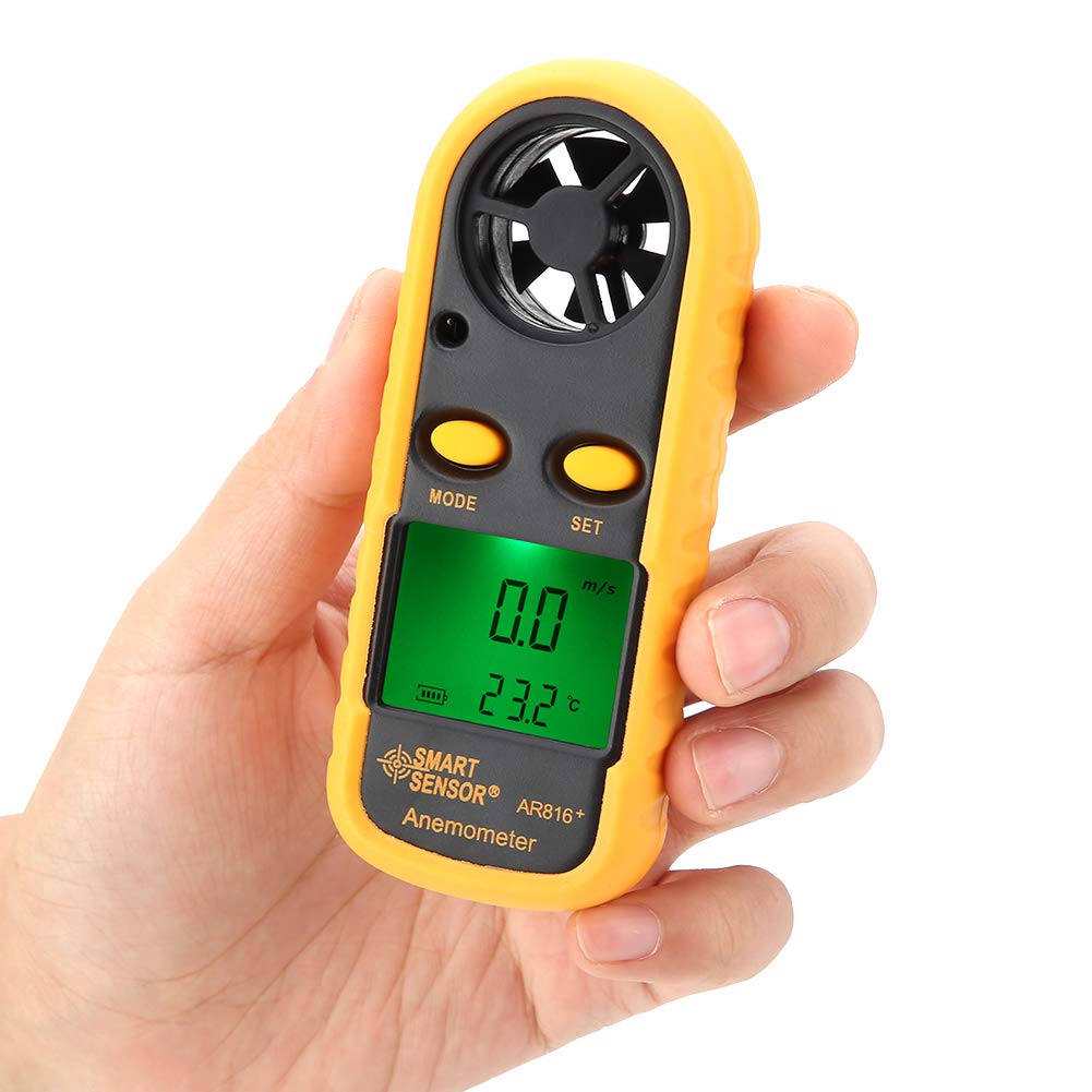 Amazon Digital Wind Speed Temperature With LCD Display AR816