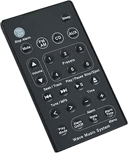 Amazon.com: ZWP Replacement Remote Control Compatible for Bose Wave Music System AWRCC1 AWRCC2 ...