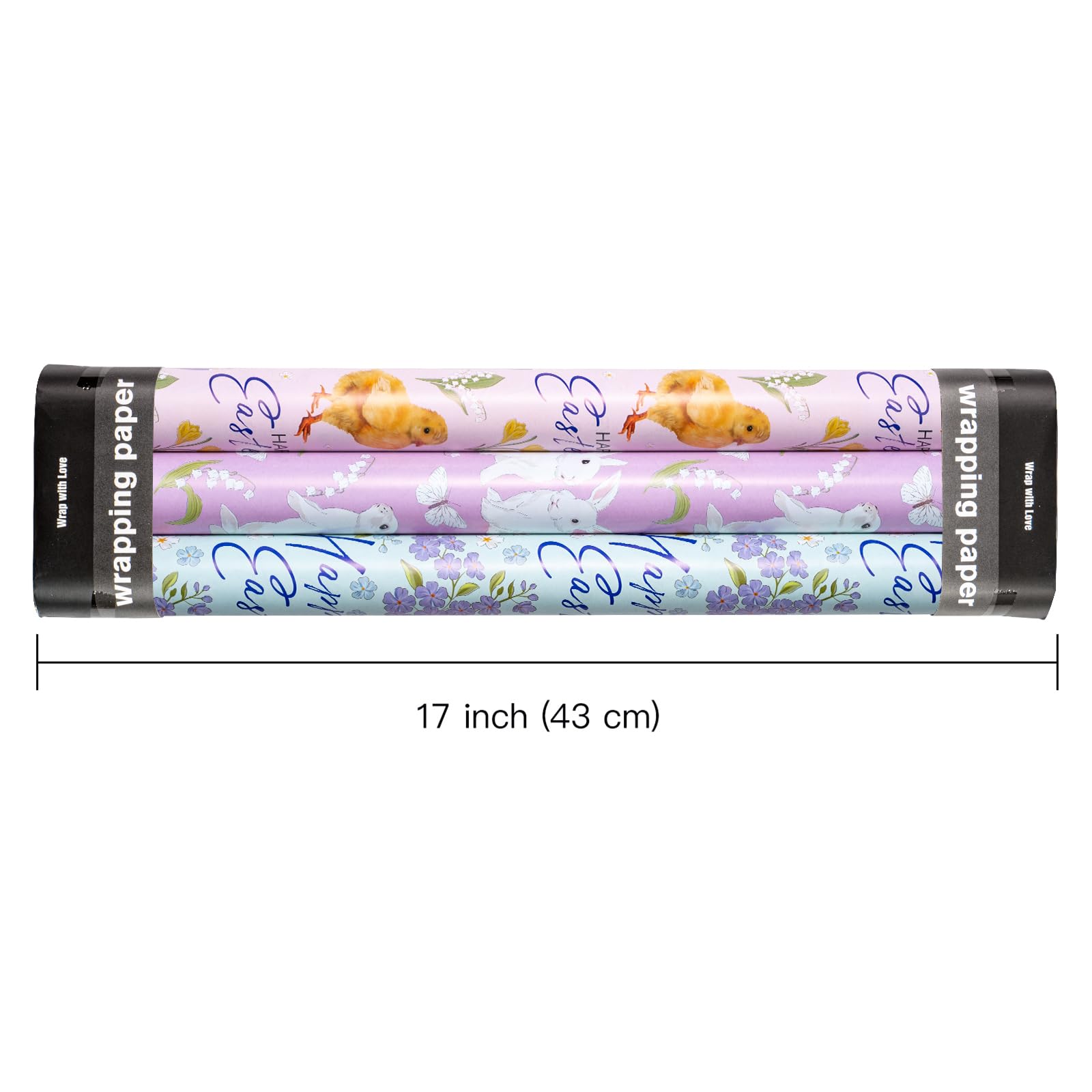 Snapklik.com : WRAPAHOLIC Easter Wrapping Paper Roll - Mini Roll - 3 ...