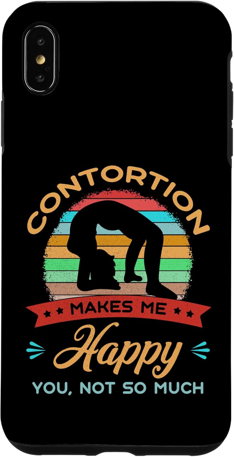 Amazon.com: iPhone XS Max Contortionist Retro Vintage Acrobat Gymnast Contortion Art Case : Cell ...