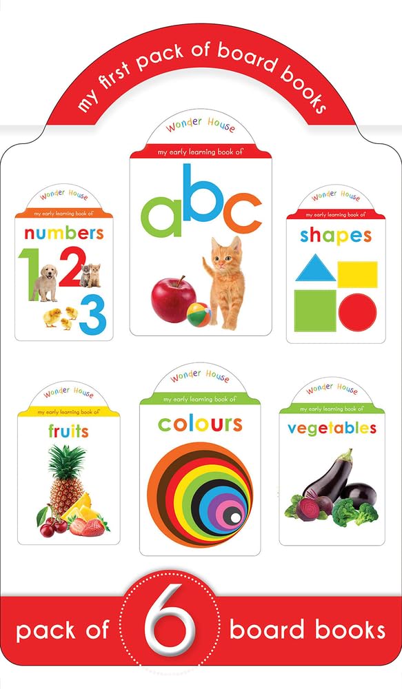 Buy My First Boxset of Board Books: ABC, Numbers, Shapes, Colours ...