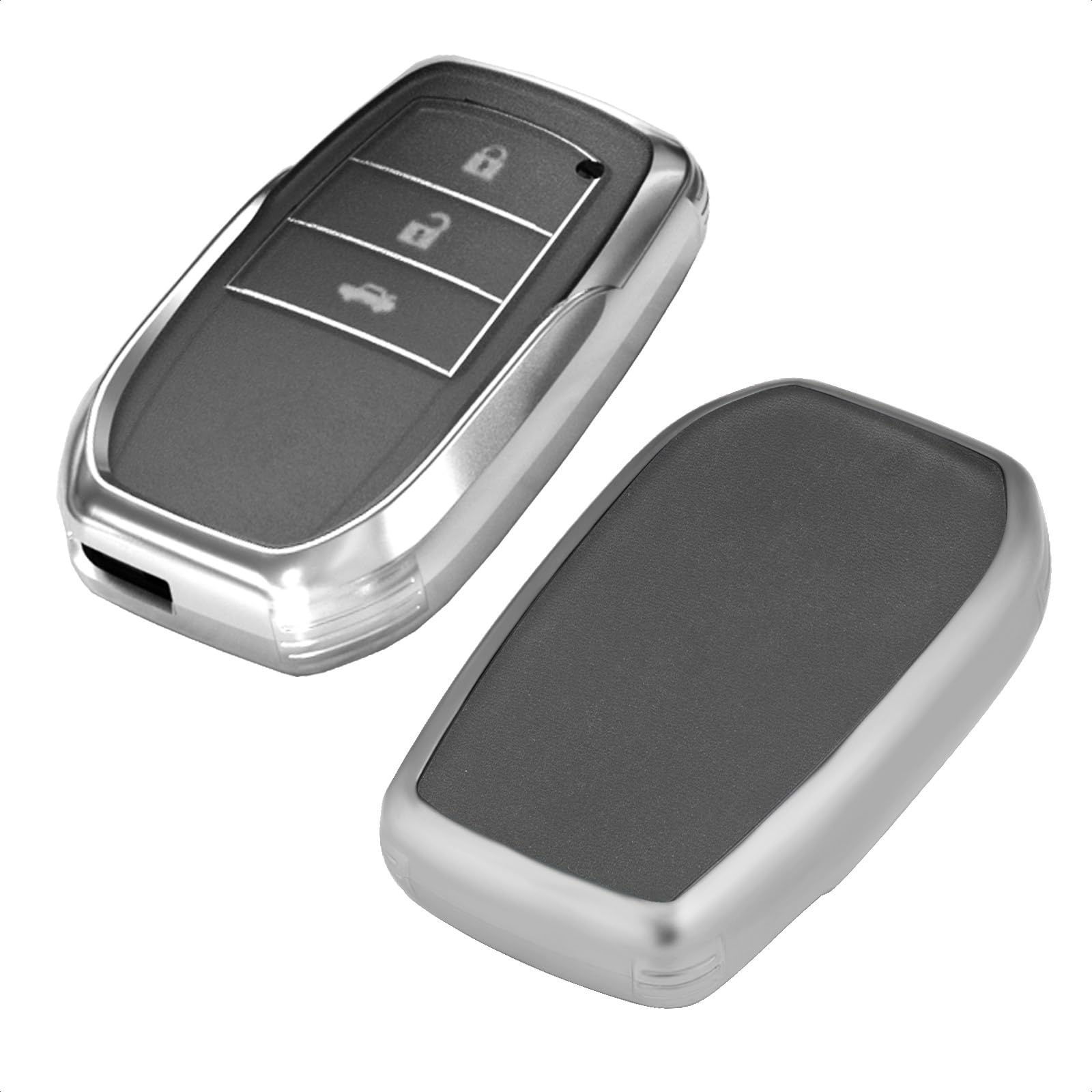 Amazon.com: TANGSEN Smart Key Fob Case Cover Compatible with Toyota ...