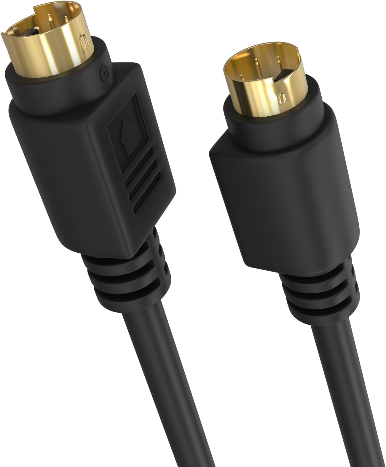 Amazon.com: Cmple - S Video Cable 12 ft SVHS 4-PIN Video Cable Mini Din ...