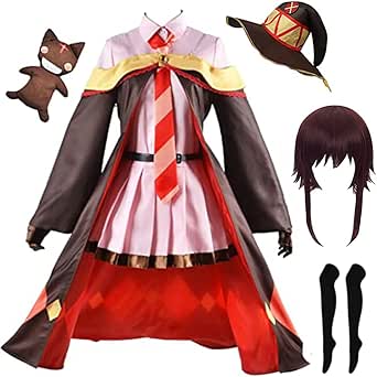Amazon.com: Lmetsky Megumin Cosplay Costume Dress Cosplay Megumin ...