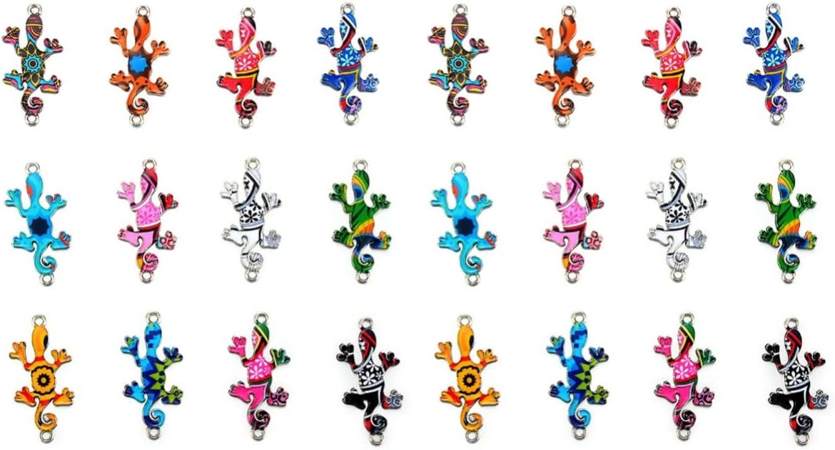 Amazon.com: COHEALI Animal Skull Charms - 40 PCS Alloy Decorative Gecko ...