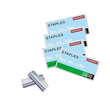 Amazon.com : Standard Staples,Desktop Staples 1/4" (26/6), Galvanised ...