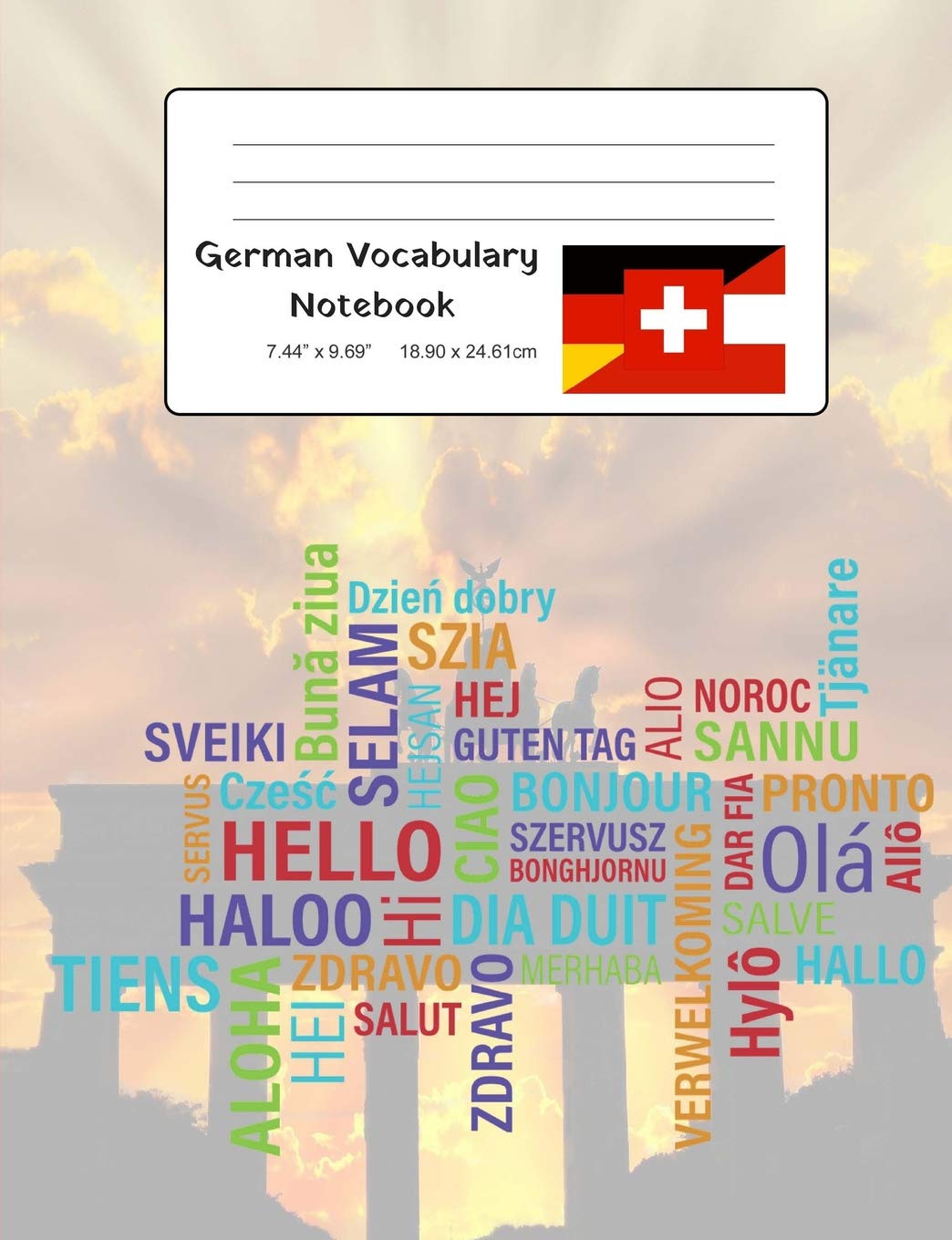 German Vocabulary Notebook: Split page layout for easy and consistent ...