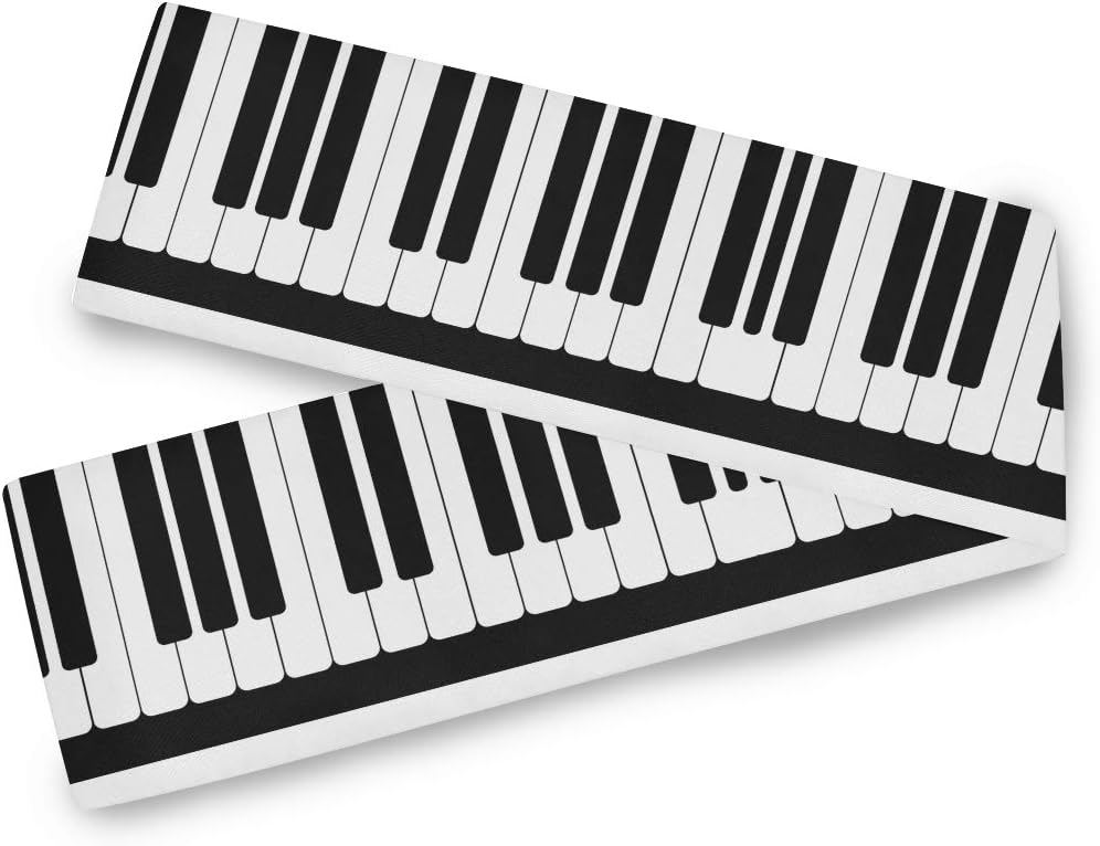 Amazon.com: KEY SPRING Piano Table Runner(12 X 72 inch) for Wedding ...