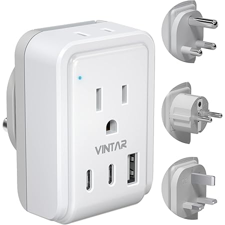 Amazon.com: South Africa, Botswana, Namibia Power Plug Adapter with 2 ...