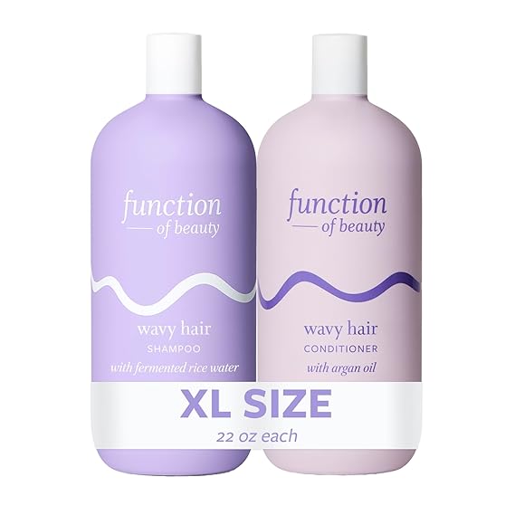 Amazon.com : Function of Beauty Wavy Hair Shampoo & Conditioner Set, 22 ...