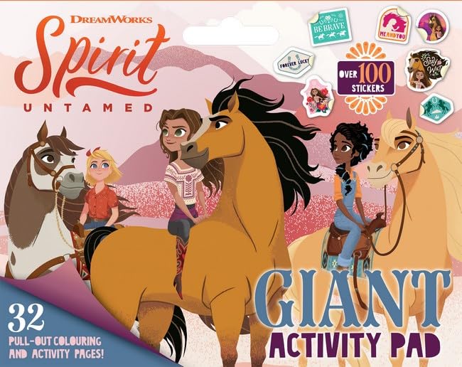Spirit Untamed: Giant Activity Pad (DreamWorks) : Amazon.com.au: Books