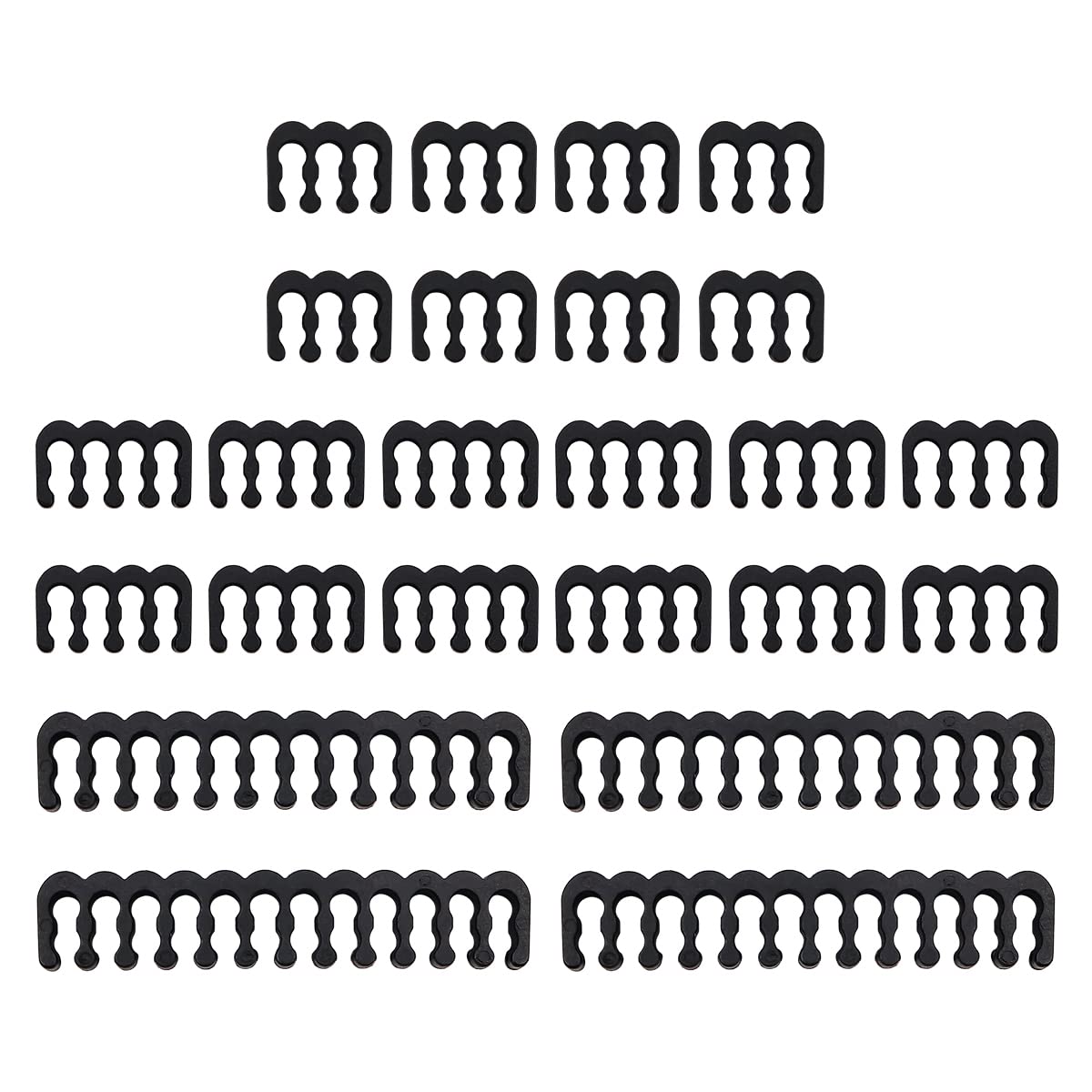 CENPEK 24 Pcs Cable Comb 24-pin x 4 8-pin x 12 6-pin x 8 for Office ...