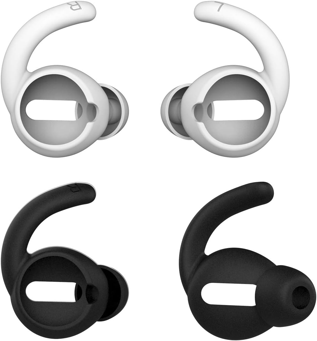 Amazon.com: Anti-Slip Earhooks Soft Silicone Skin Compatible with Apple ...