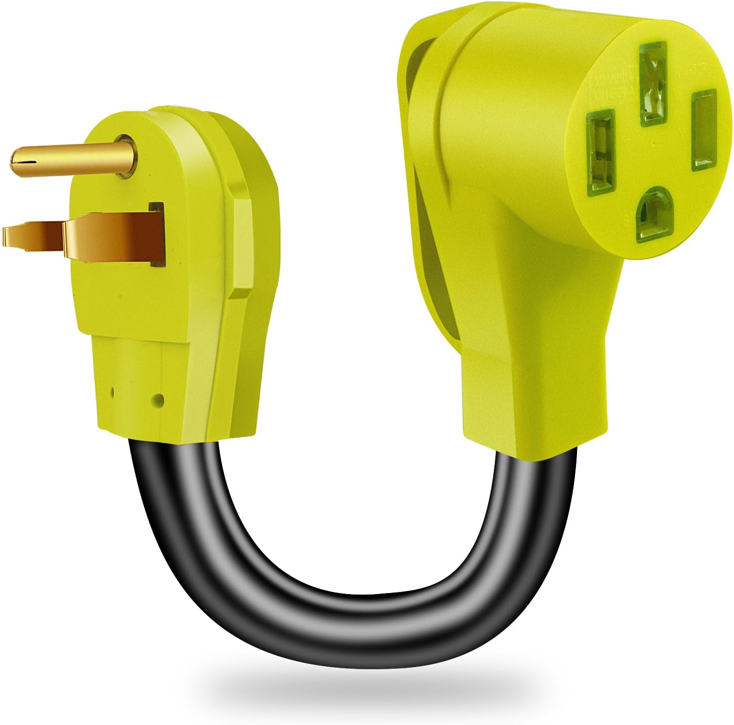 Amazon.com: NEMA 14-50P to 10-30R Dryer Adapter, ZDHQLHJ 50 Amp 4 Prong ...