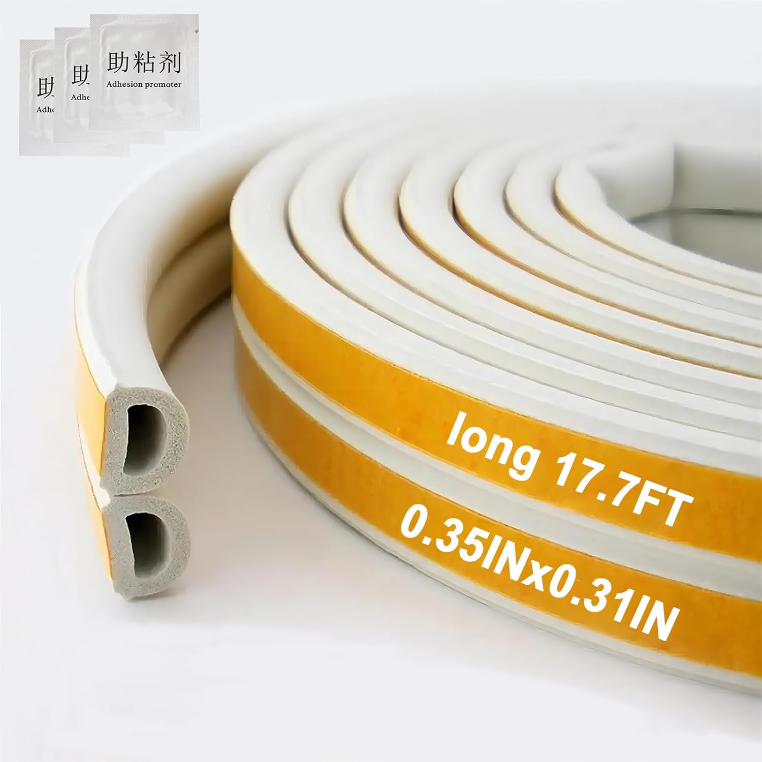 Weather Stripping for Windows & Doors - Soundproofing Noise Seal Strip ...