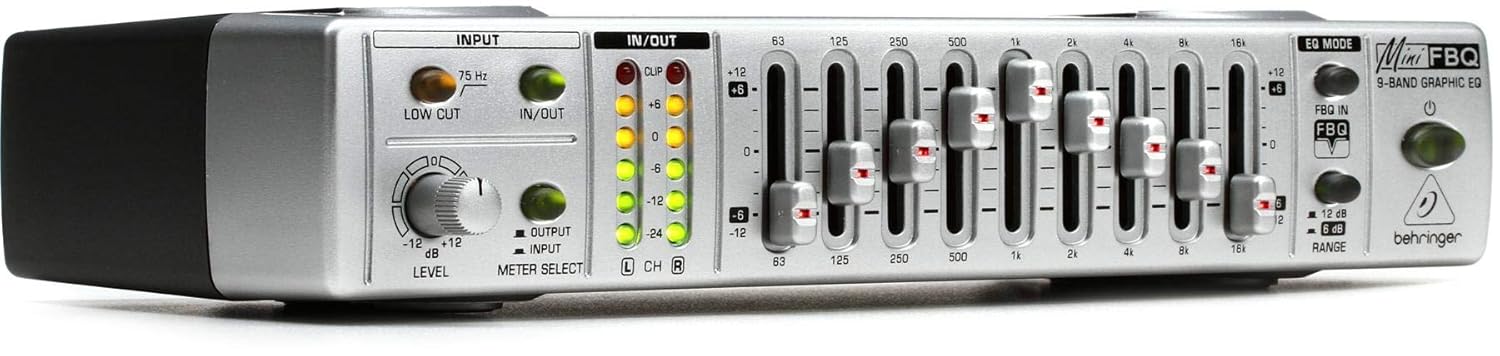 Behringer MiniFBQ FBQ800 Graphic Equalizer : Amazon.in: Musical Instruments