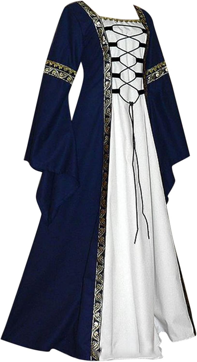 Amazon.com: Renaissance Dress for Women Medieval Dress Renaissance ...