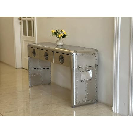 Amazon.com: NauticalMart Aviator 3 Door Sideboard End Table : Home ...