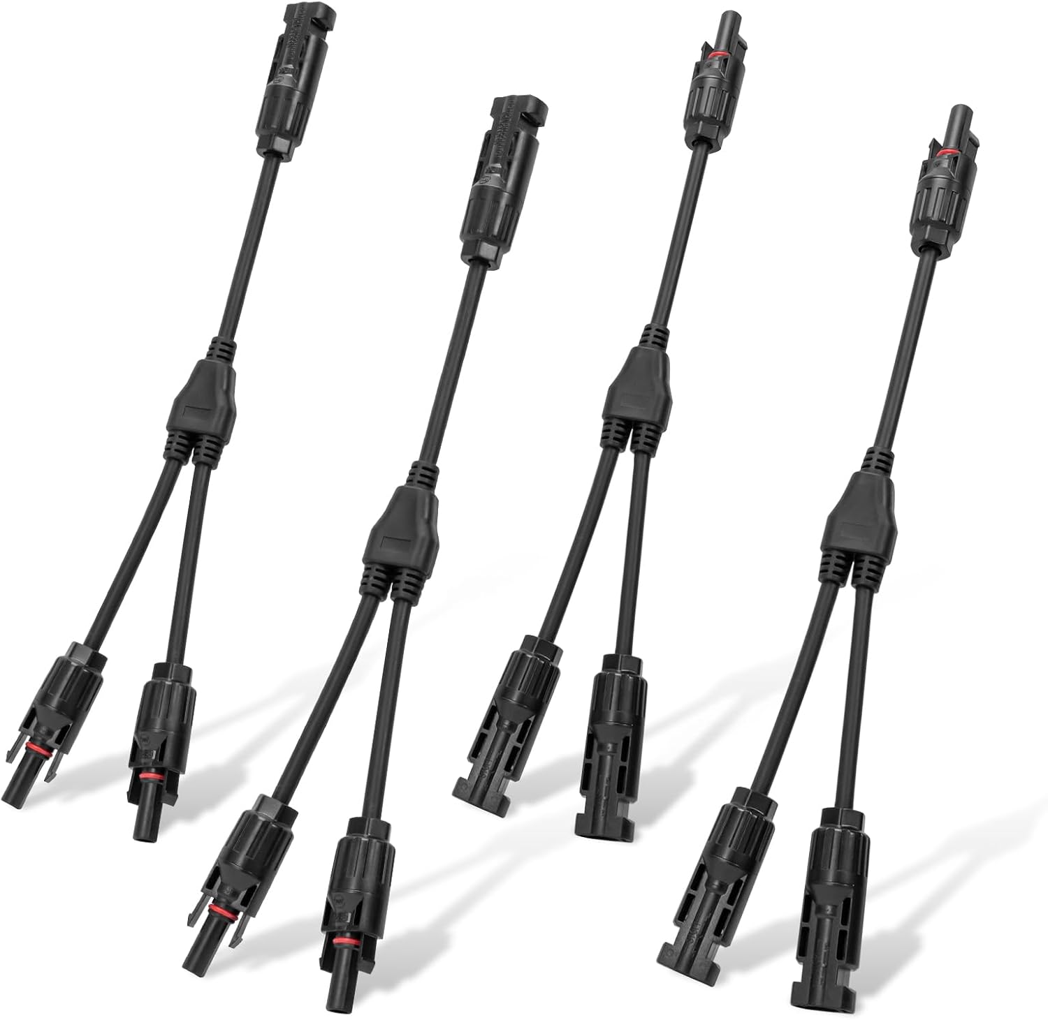 Amazon.com: ECO-WORTHY 2 Pair Solar Connectors 30A Y Branch Parallel PV ...