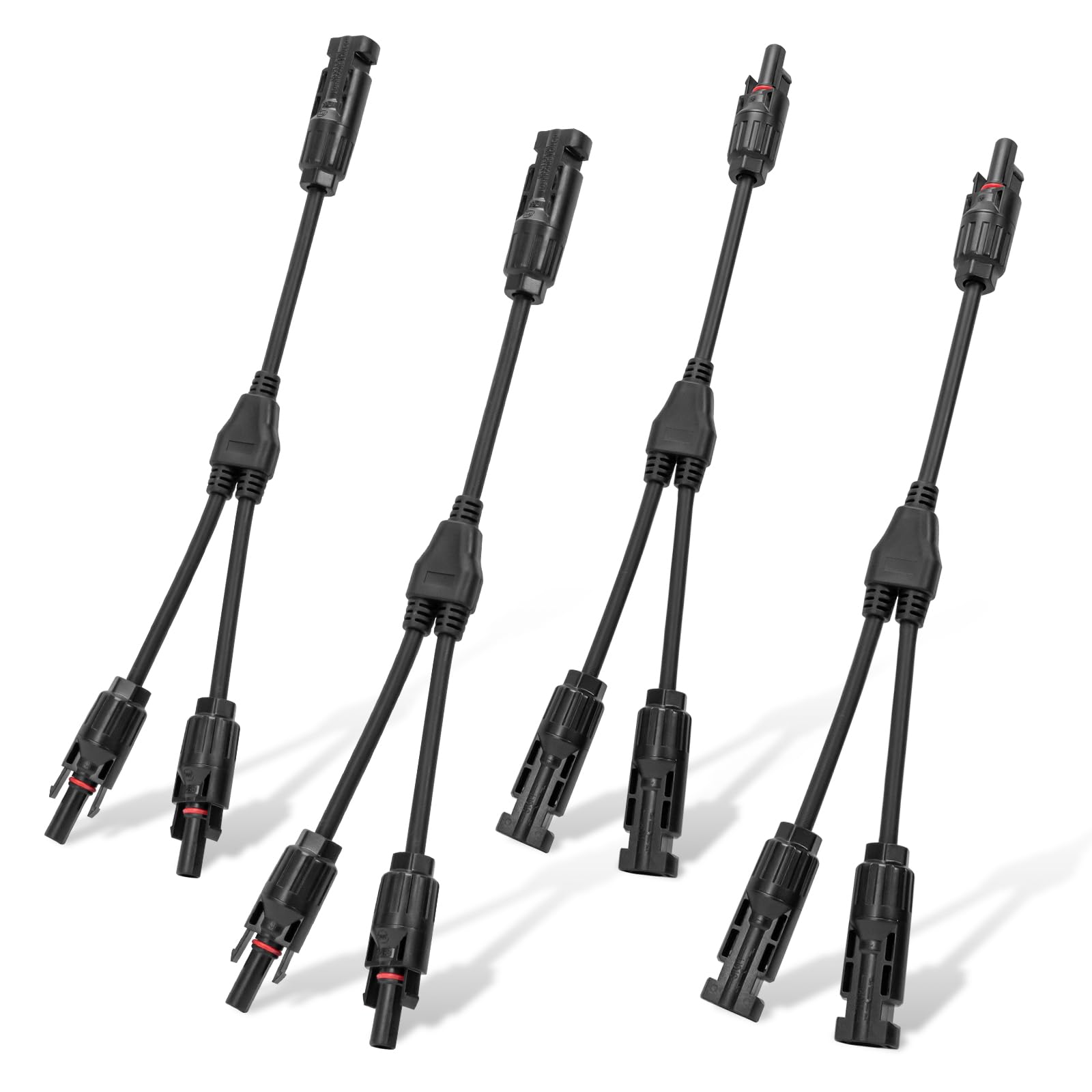 Snapklik.com : 2 Pair Solar Connectors 30A Y Branch Parallel PV Adapter ...