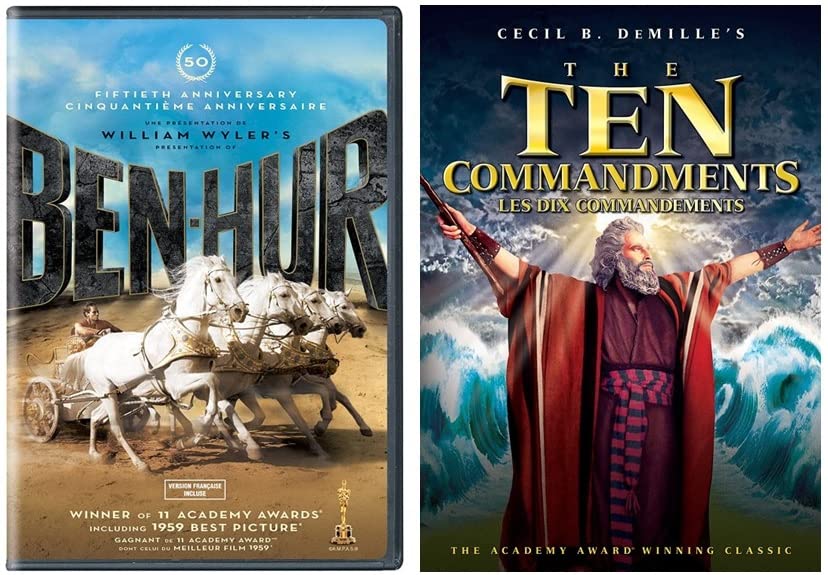 Amazon.com: The Ten Commandments (1956) & Ben-Hur: 50th Anniversary ...
