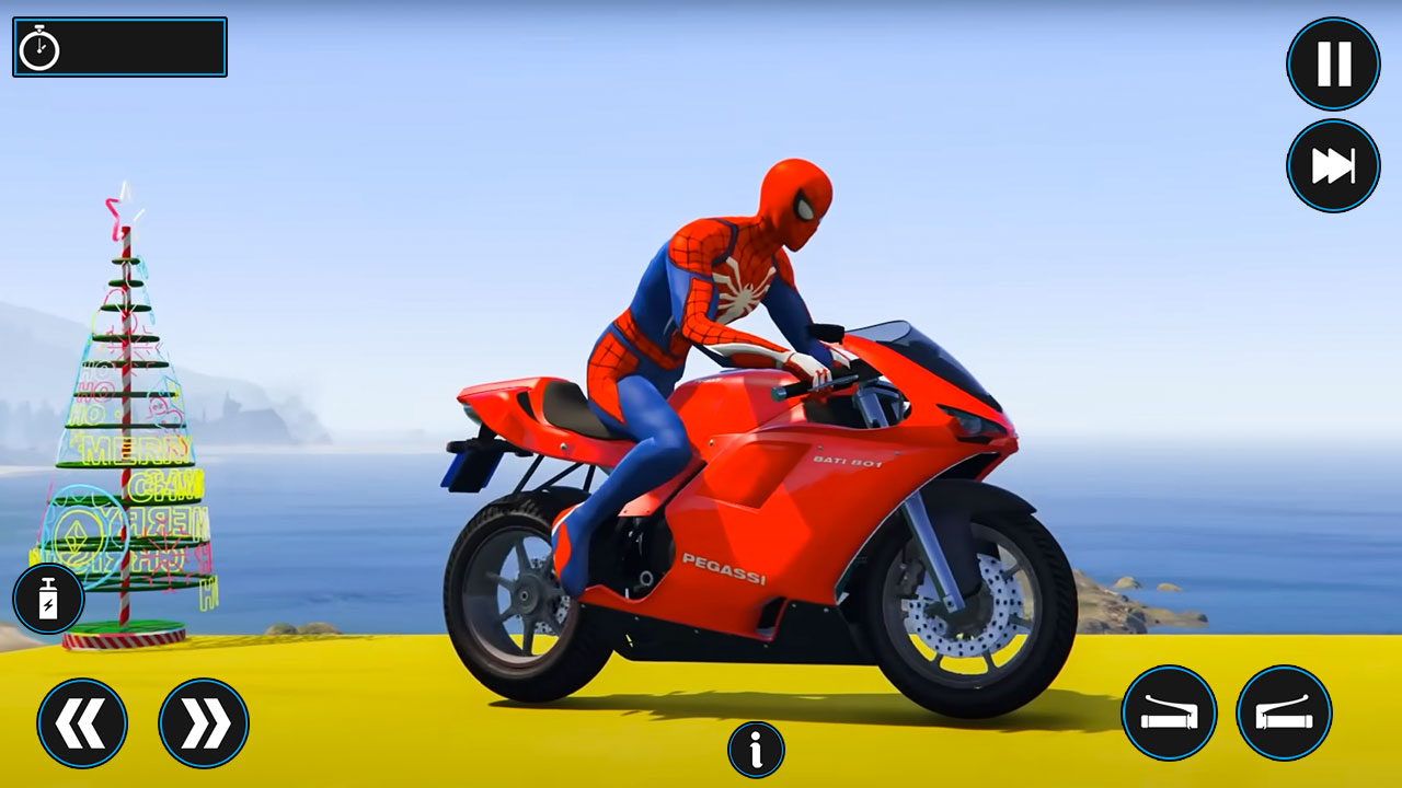 Superhero Bike Racing Simulator 3D - Extreme Bike Stunts Hero Adventure ...