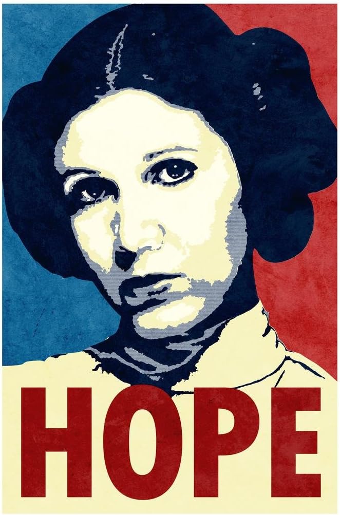 Amazon.com : Laminated Hope Propaganda Poster Dry Erase Sign 12x18 ...