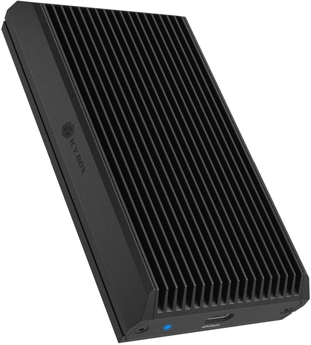 ICY Box USB4 M.2 NVMe SSD-etui , Kompatibel med Thunderbolt 4 ...
