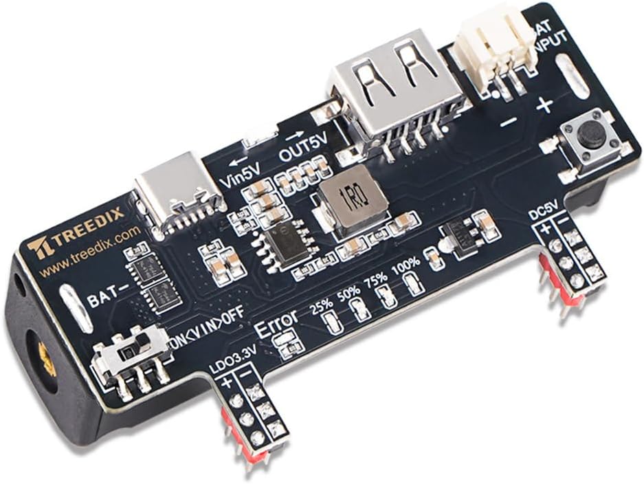 Amazon.com: Treedix Breadboard Power Supply Module 3.3V 200mA 5V 2A ...