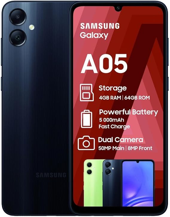 SAMSUNG A05 64GB DS BLACK LTE : Amazon.co.za: Electronics