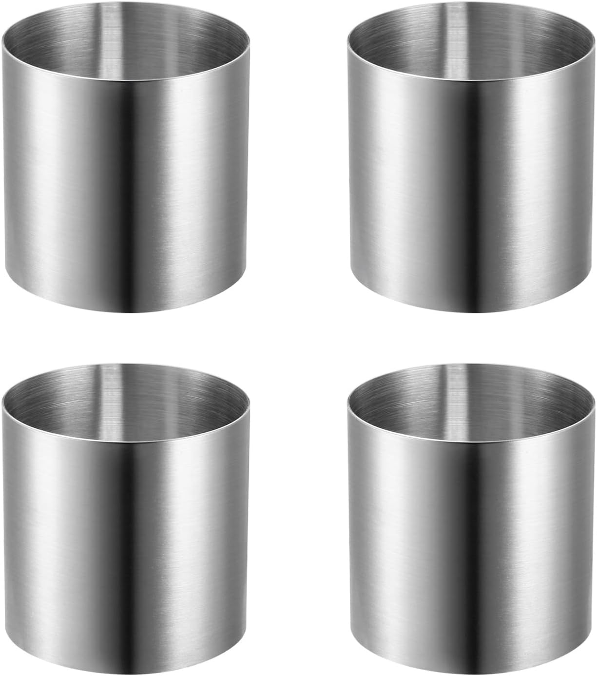 BESTONZON 4pcs Stainless Steel Cooking Rings Round Food Rings for ...