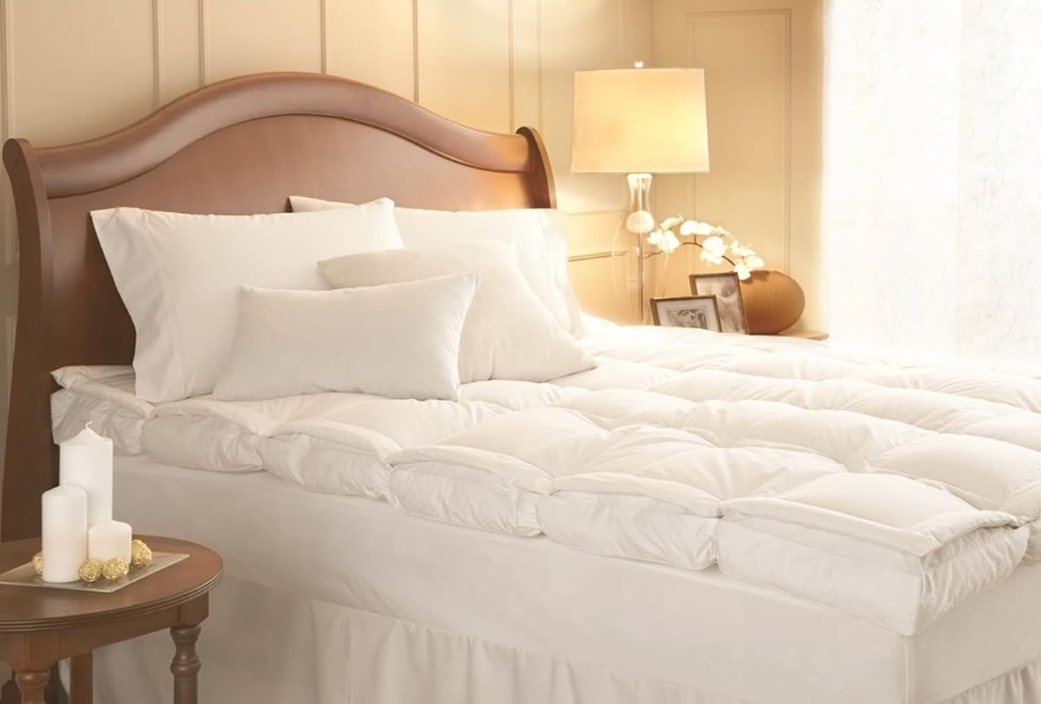 Westex Luxury 4-inch Thick Down-Top Feather Bed, King : Amazon.ca: Home