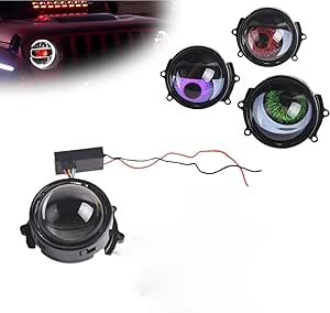 Amazon.com: 1pcs USB Devil Eye Demon Evil Eyes Headlight Led Dynamic Devil Eye Car12V Input ...