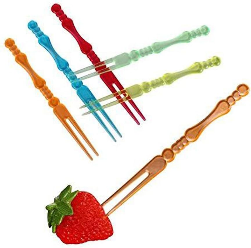 Amazon.com | 400PCS 4 Inch Disposable Plastic Cocktail Picks Fruit ...