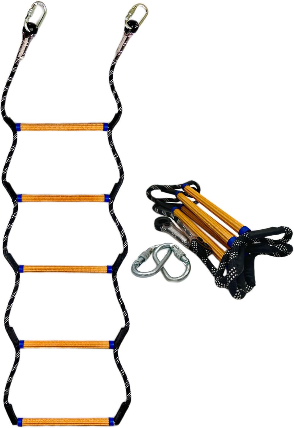 Amazon.com: MVBouresu Boat Rope Ladder, Heavy Duty Climbing Rope 400Lbs ...