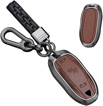 Amazon.com: TECART for Tesla Metal Key Fob Cover Compatible with Tesla ...