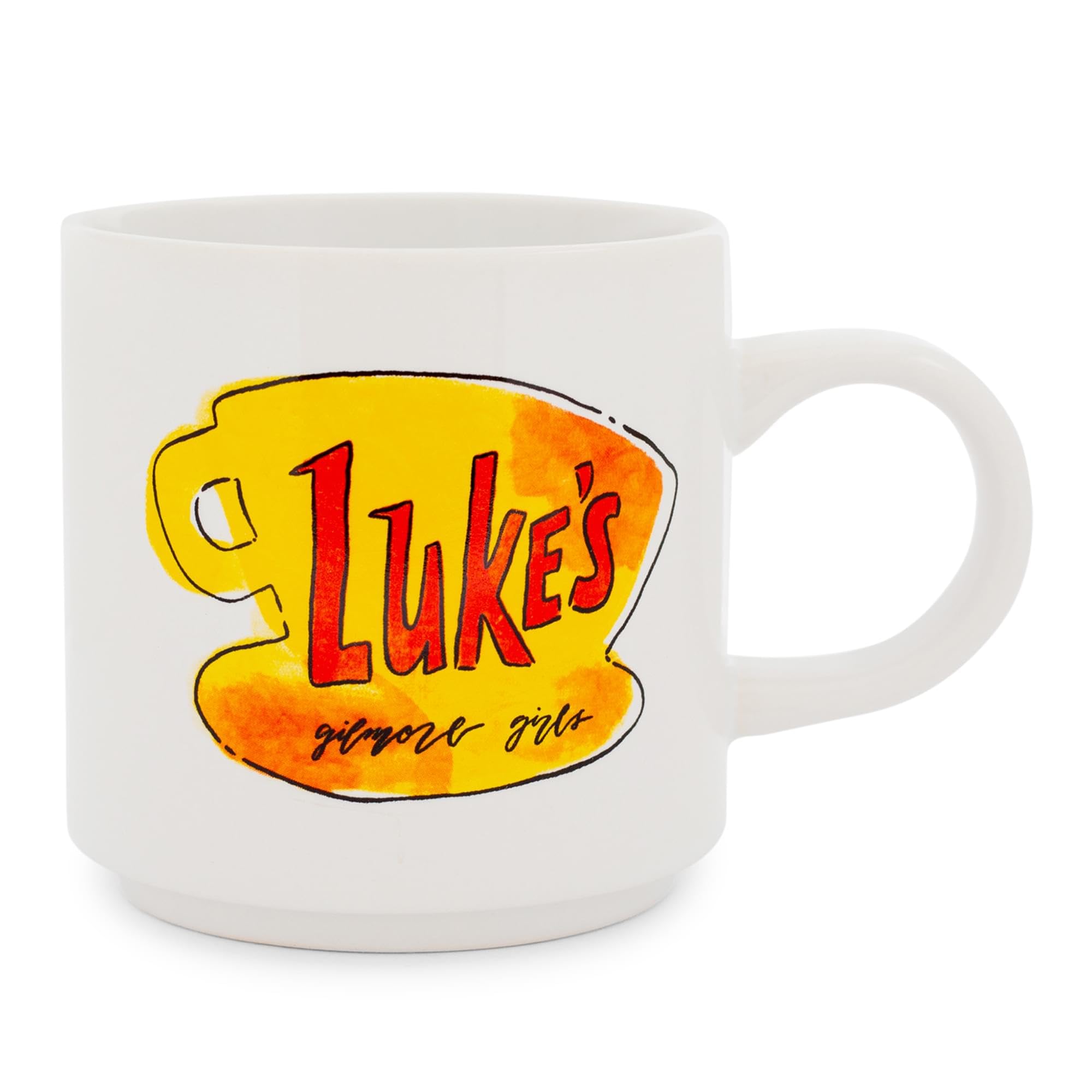 Amazon.com | Gilmore Girls Luke's Diner Single Stackable Ceramic Mug ...