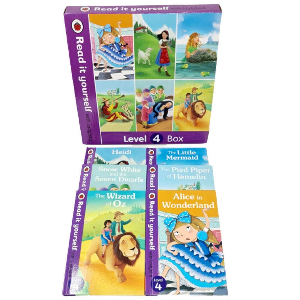 Buy Read it Yourself with Ladybird Level 4: 6 Books Collection Box Set ...