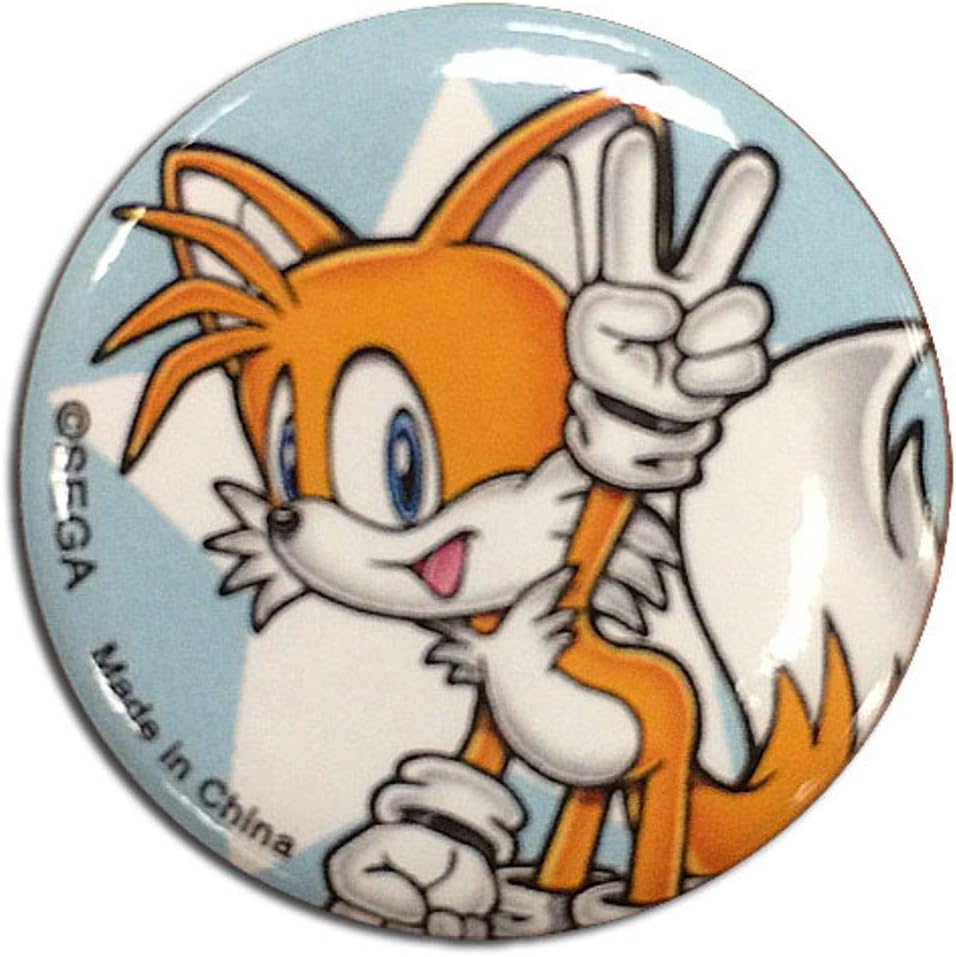 Amazon.com: Sonic The Hedgehog- Tails 1025 Button