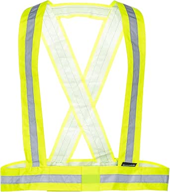 NORTHMON SAFETY Reflective Belt Strap, Adjustable Sash High Visibility ...