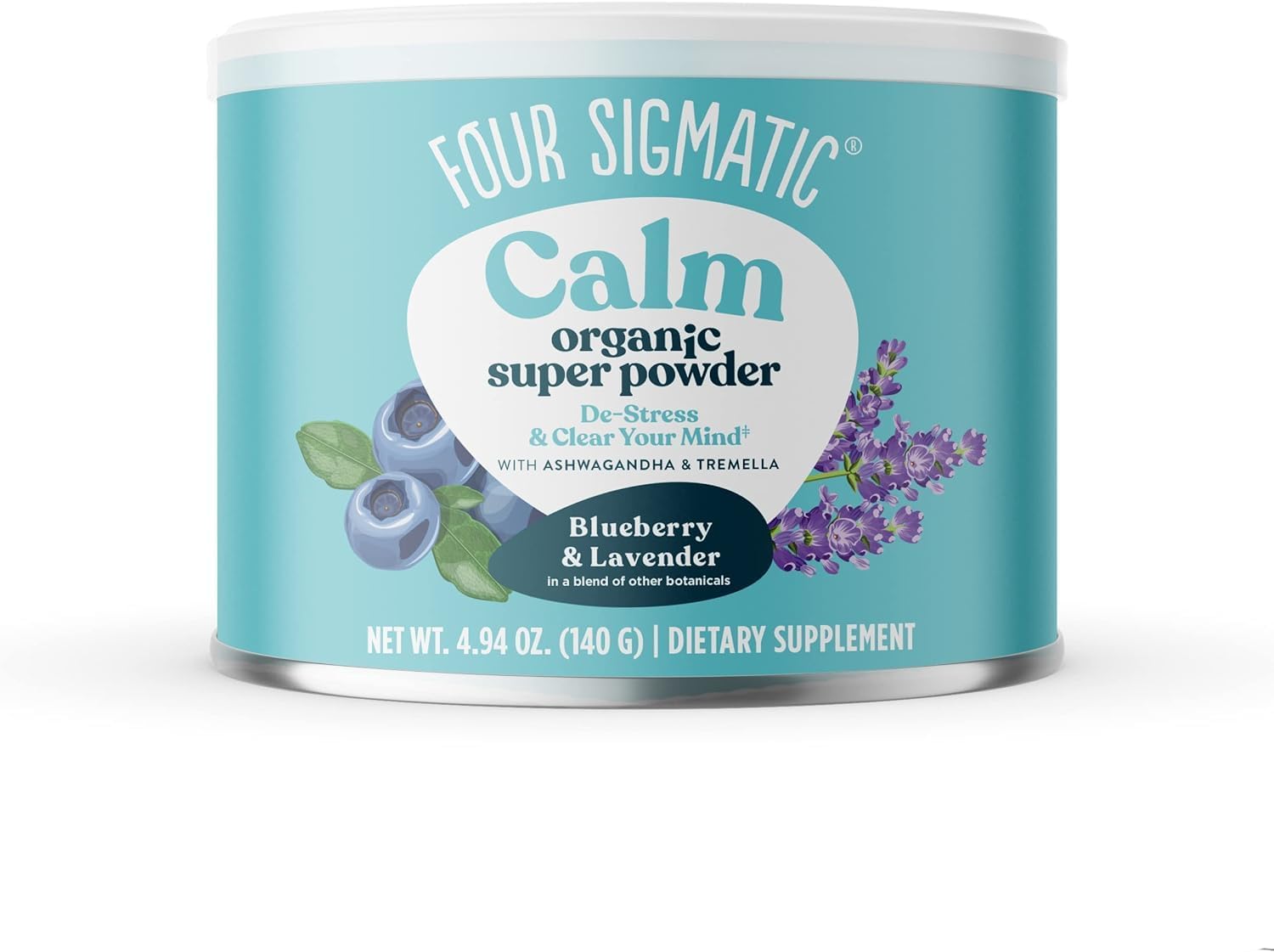 Amazon.com: Four Sigmatic Calm Super Powder Organic Superfood Powder ...