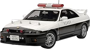 AUTOart NISSAN SKYLINE GT-R (R33) POLICE CAR (LIMITED EDITION) : Amazon ...