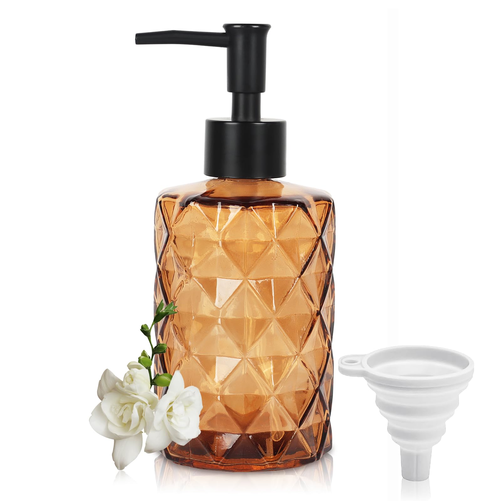 Amazon.com: Brown Soap Dispenser, 11 Oz/330ml Liquid Hand Soap ...
