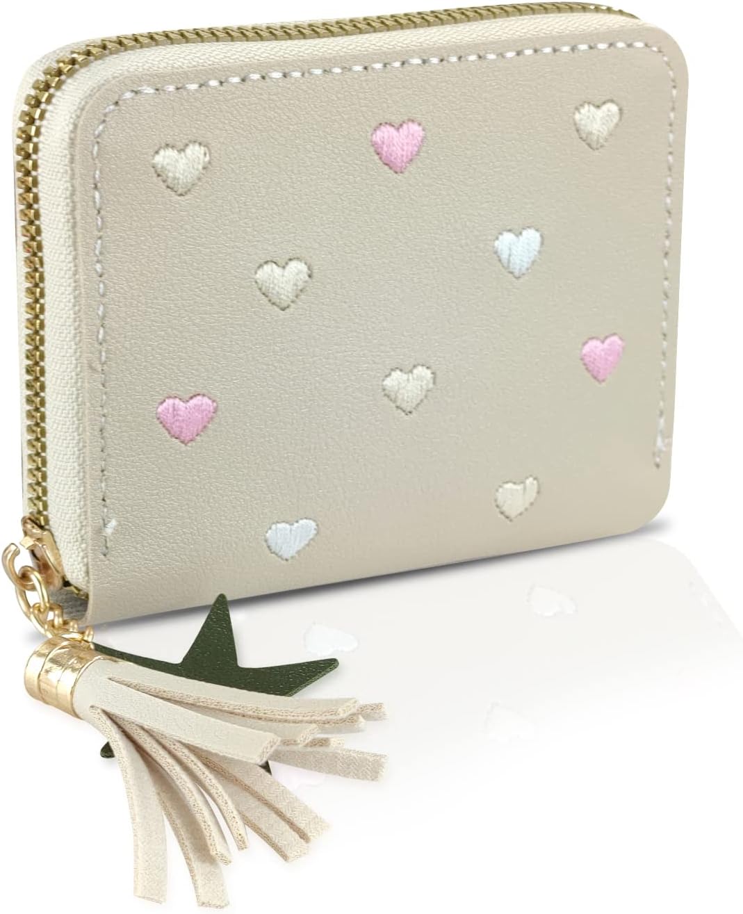 Amazon.com: WisePoint Ladies Purse Wallet, PU Leather Purse Lady Credit ...