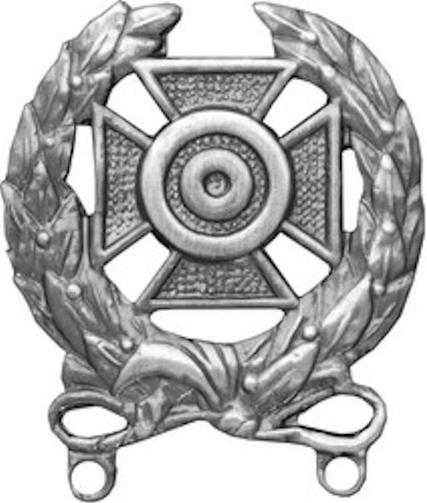 Amazon.com: U.S. Army Expert Qualification Badge, Antique Silver, One ...