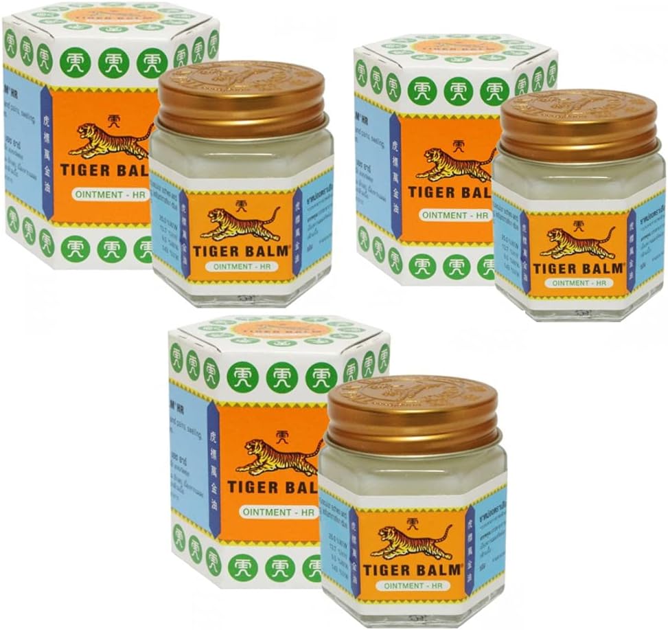 3 X 30g White New Tiger Balm Massage & Pain Relief Thai Original. Big ...