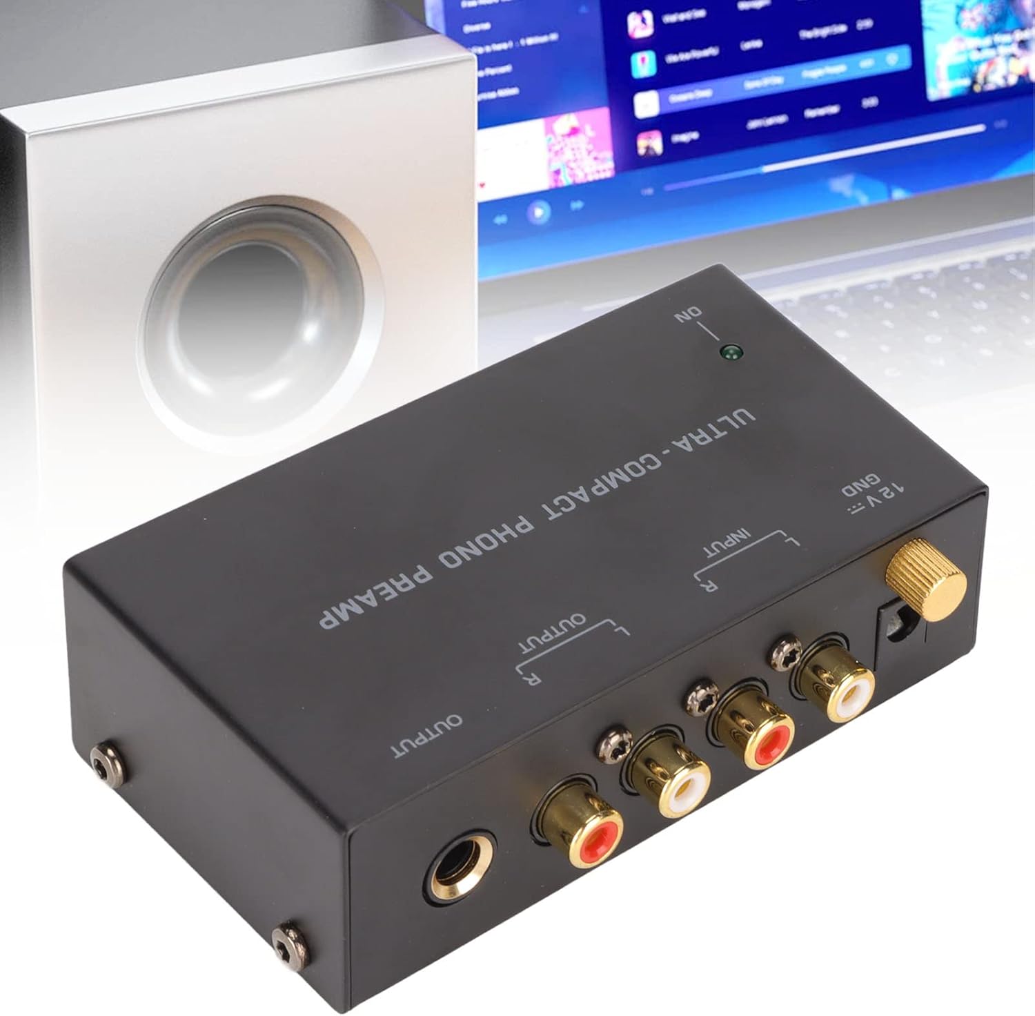 Amazon.com: PP400 Phono Turntable Preamp, Stereo Input Output Record ...