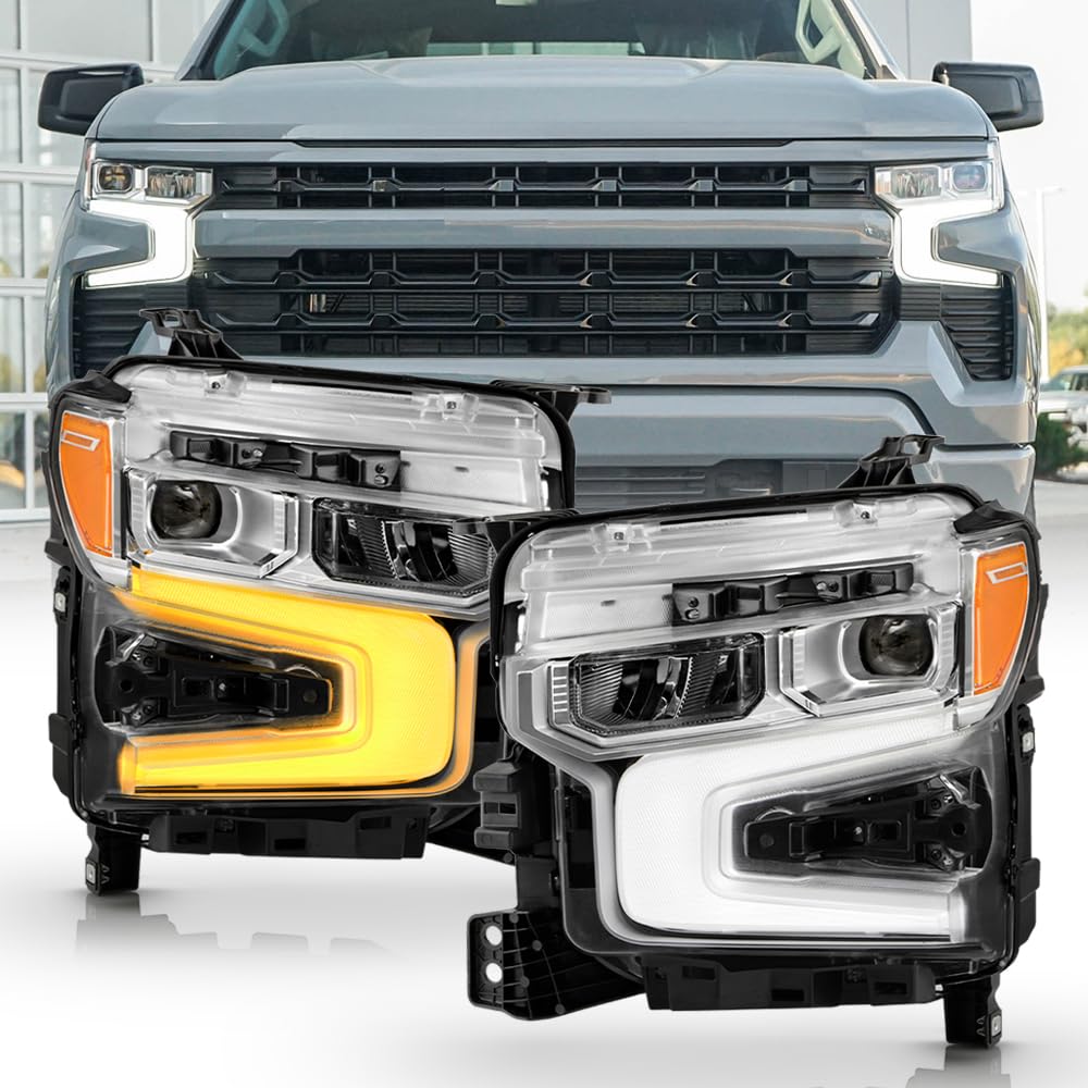 Snapklik.com : For 2022-2024 Chevy Silverado 1500 LTRST Chrome Bezel w ...